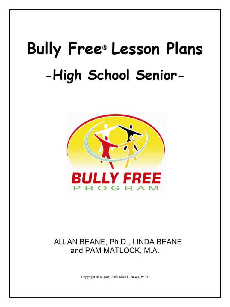 Bullying Booklet | PDF | Bullying | Lesson Plan