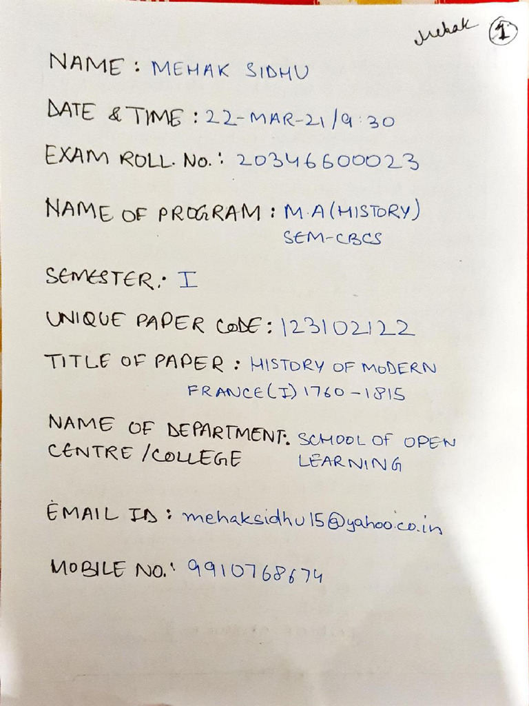 France Answer Min | PDF