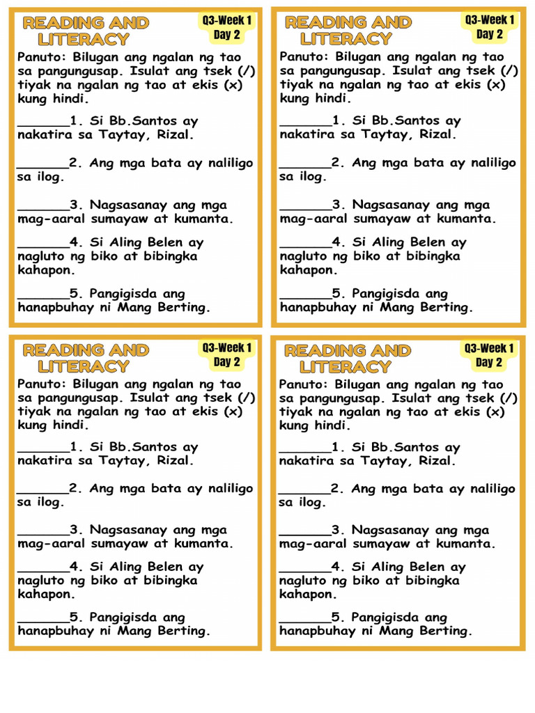 Q3 Week 1 Day2 | PDF