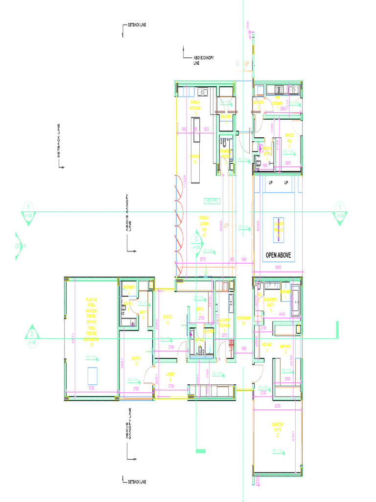 Sheet - A-102 - GROUND FLOOR PLAN (1) - Model | PDF | Room | Home