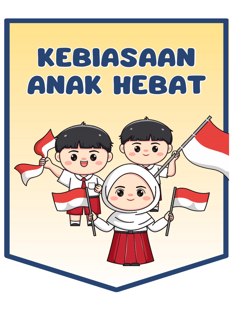 Pajangan 7 Kebiasaan Anak Hebat | PDF
