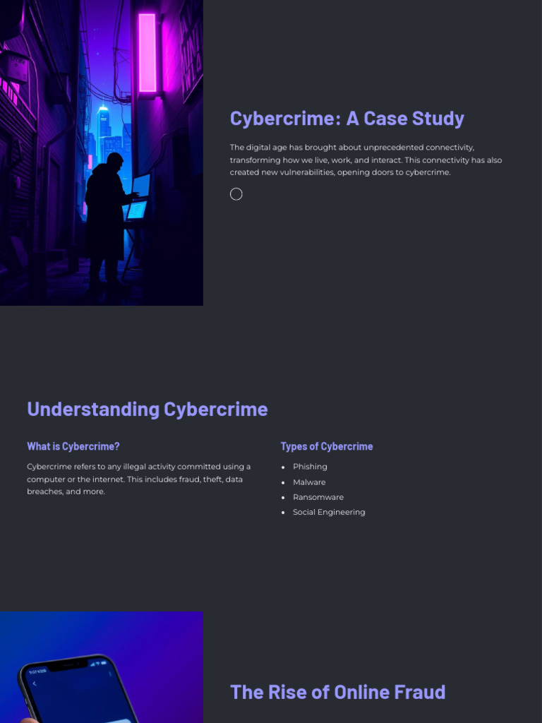 Cybercrime A Case Study Final | PDF | Cybercrime | Malware