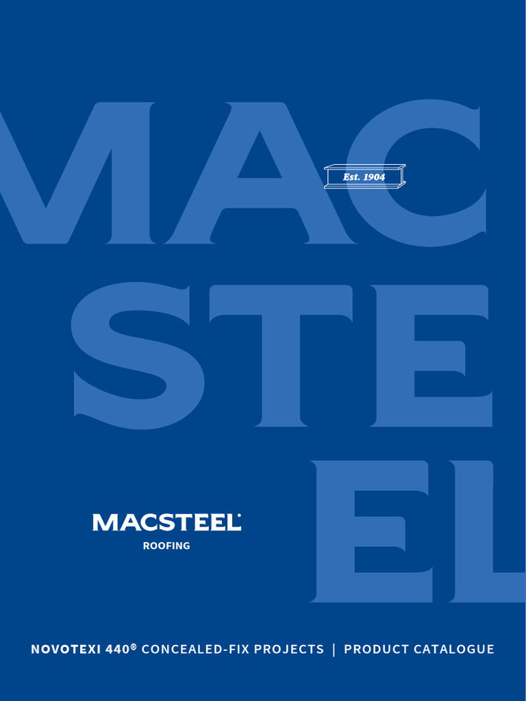 Macsteel NovoTexi Product Catalogue 2021 | PDF | Roof | Screw