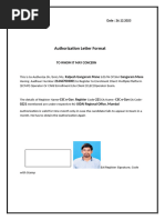 NSEIT Authorization Letter Format | PDF