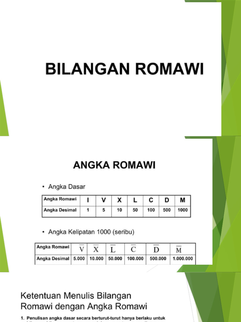 Angka Romawi | PDF