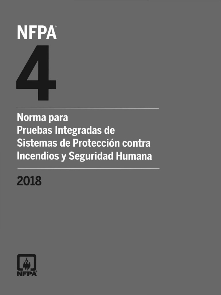 NFPA 4 - 2018 - Español | PDF | Patentar | Adopción