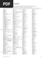 Oxford 5000 Word List With Meaning | PDF