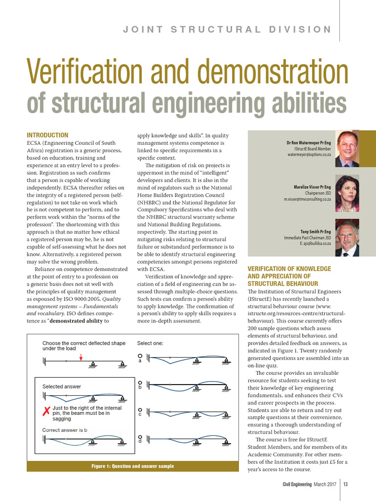 March-2017-M13-Struct-as-revised | PDF | Engineering | Engineer