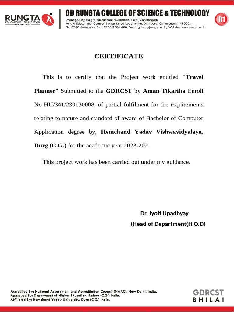 Guide Certificate (1) | PDF