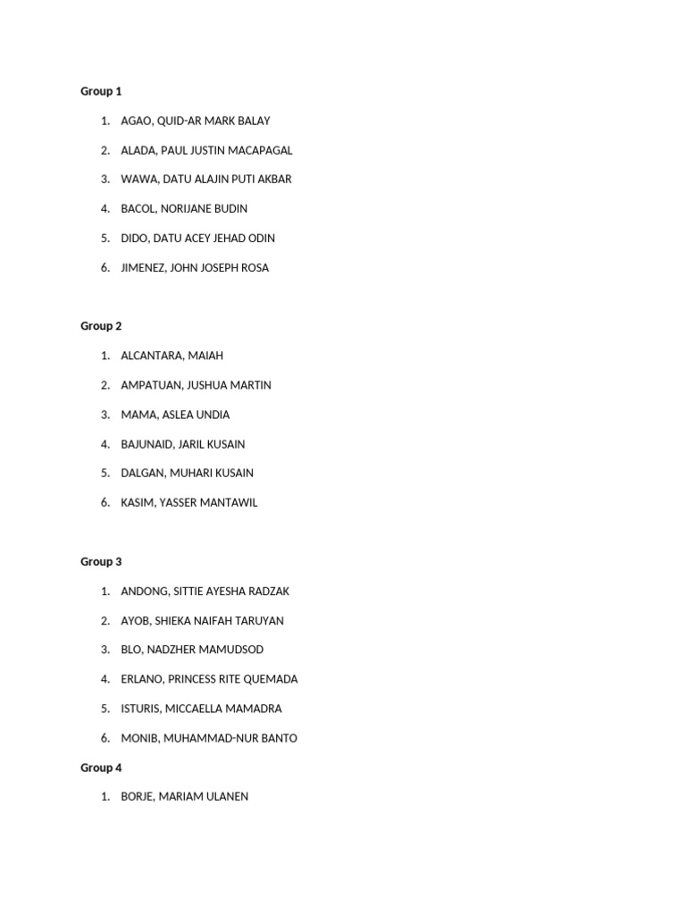 Research Groups Stem 12P | PDF
