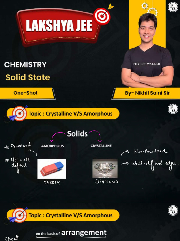Solid State Class Notes | PDF