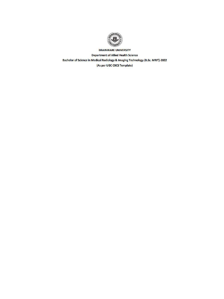 BMRITC203 Module 4 Class Notes | PDF | Optical Resolution | Radiography