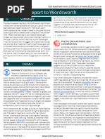 Study Guide- Report to Wordsworth | PDF | Poetry | Rhyme