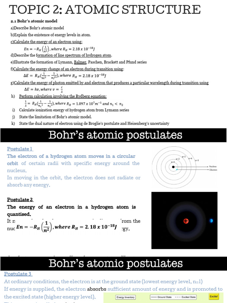Chapter 2 Atomic Structure Pdf Electromagnetic Spectrum Electron Configuration