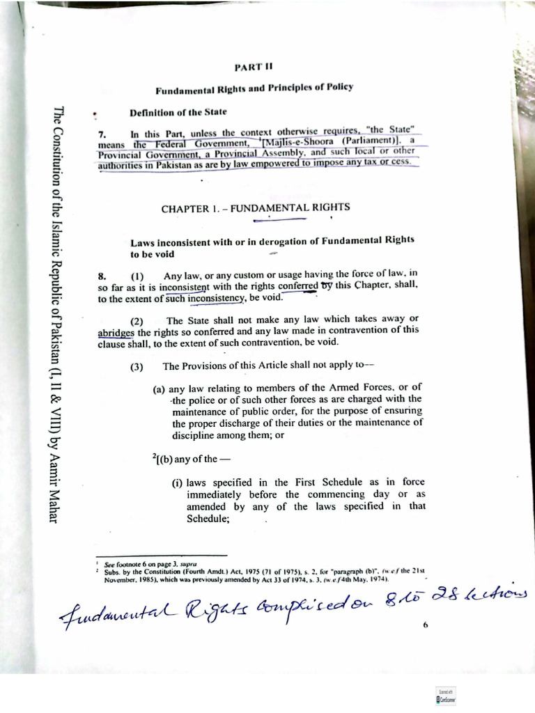 The Constitution of the Islamic Republic of Pakistan | PDF