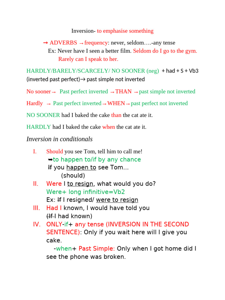 INVERSION | PDF | Language Families | Linguistic Typology