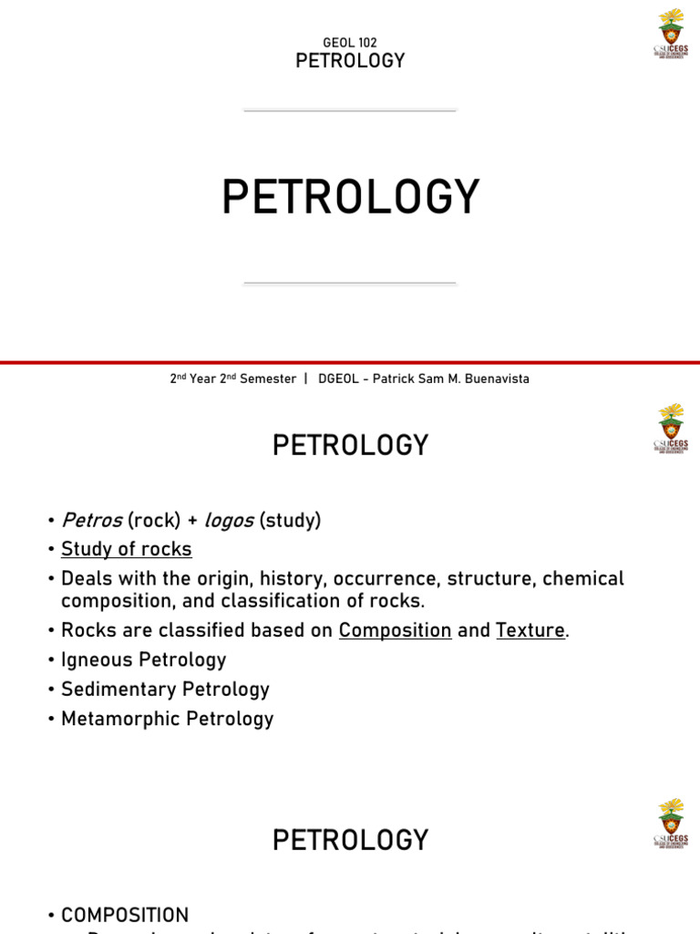 Introduction to Petrology: Rock Study | PDF | Rock (Geology ...