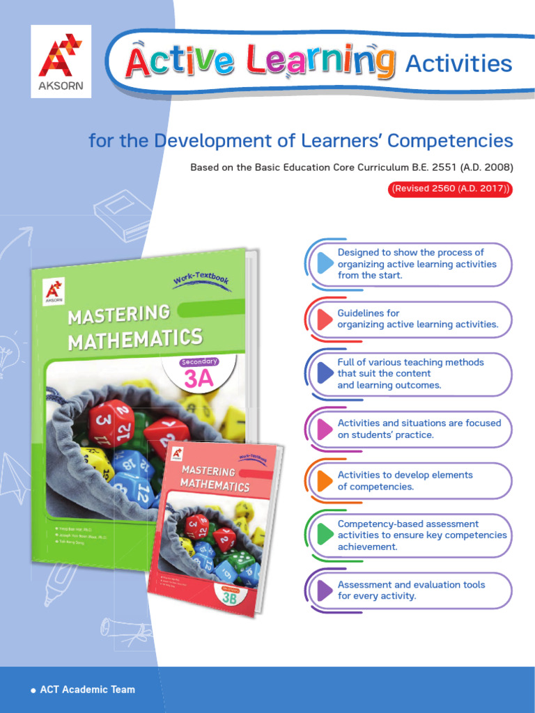 2316009AL Mastering Math - M3 | PDF | Learning | Teachers