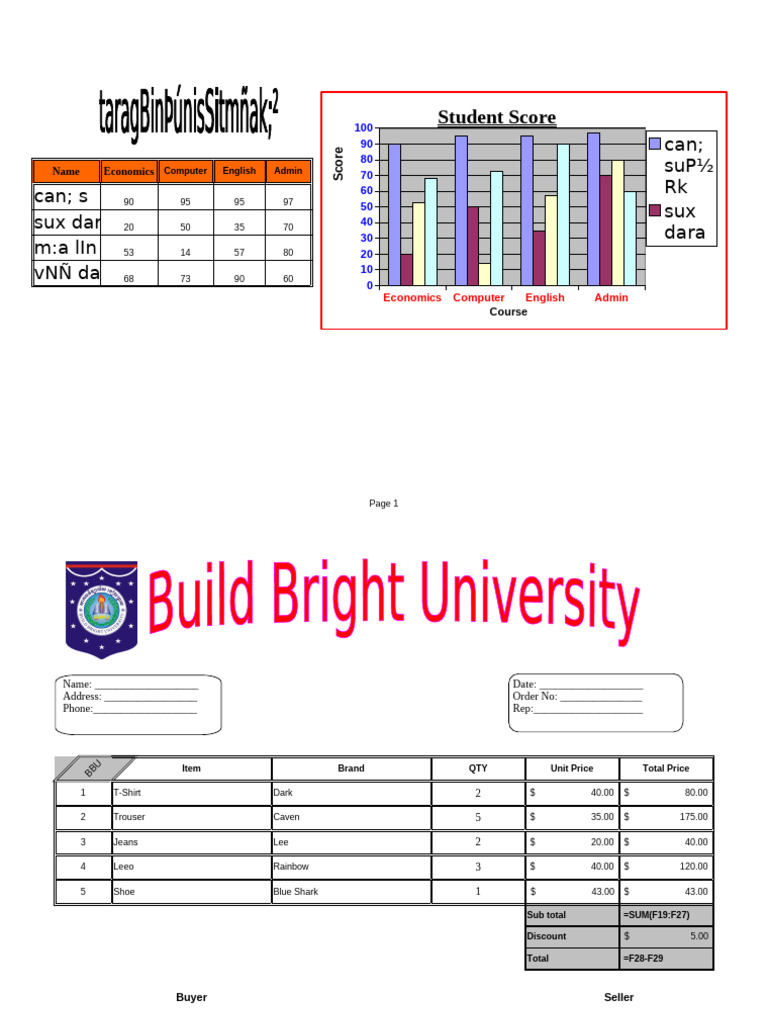 4- Exercise Excel | PDF