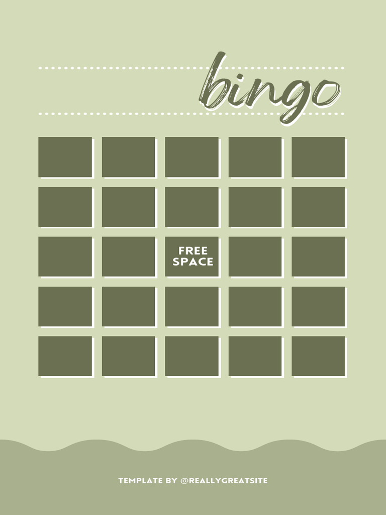 Blank Bingo Board Your Story - 20250129 - 110232 - 0000 | PDF
