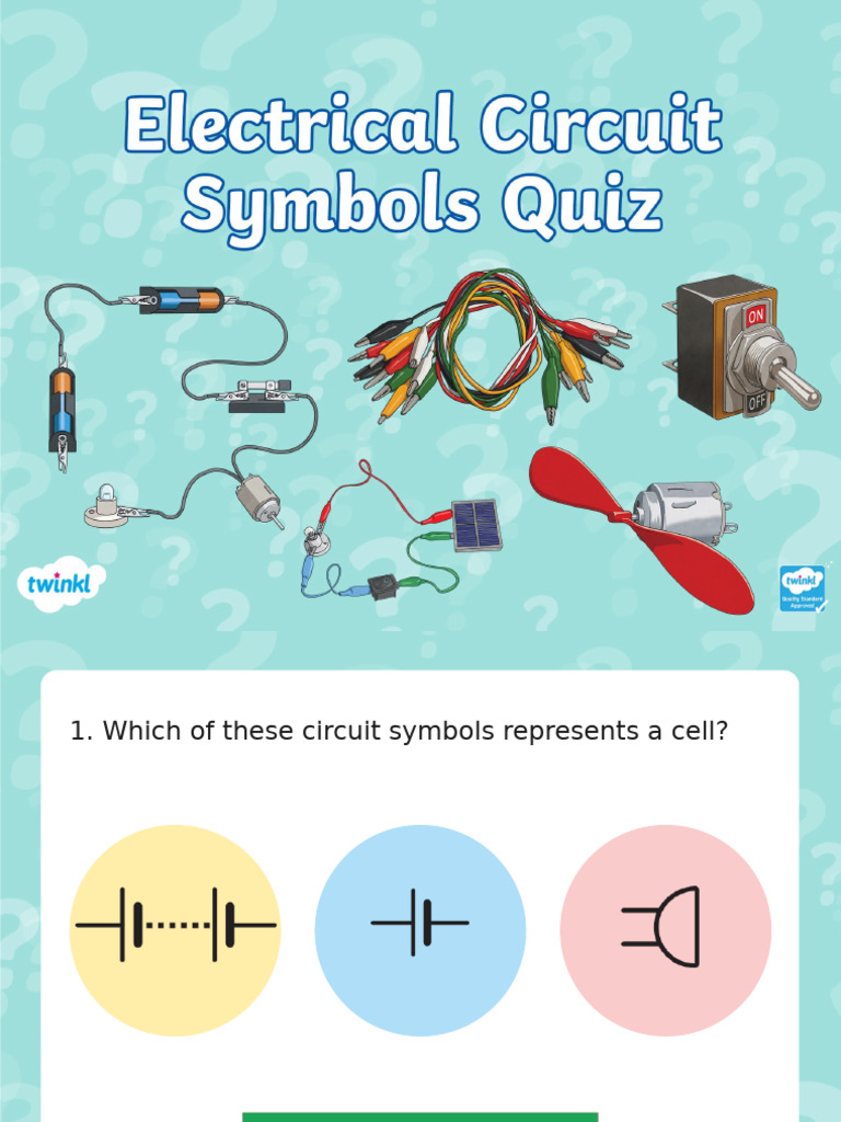 Circuit Symbols Quiz | PDF
