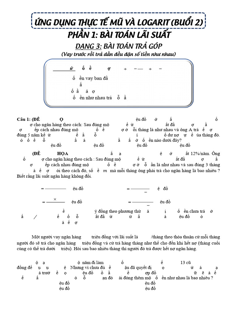 Á NG Dá NG Thá C Táº¿ Må© Loga (Buá I 2) | PDF