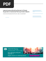 Understanding the Cb Coefficient in Beams | PDF | Buckling | Bending