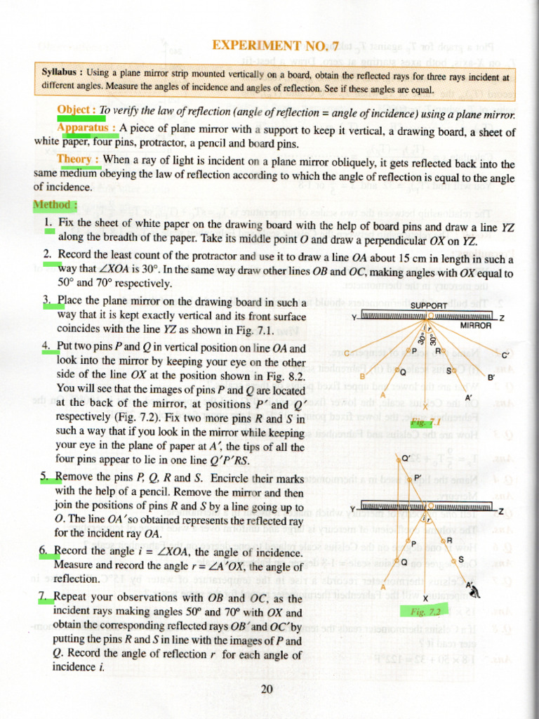 Physics Lab Record Experiment-5 (Manual-12) | PDF