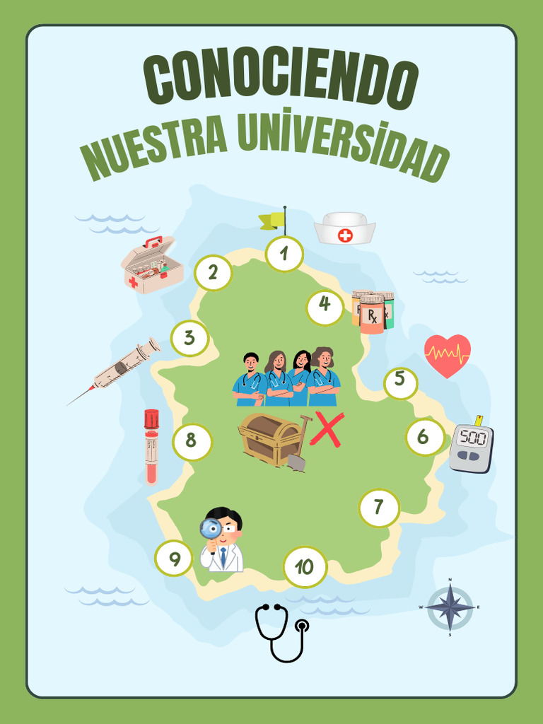 Treasure Map Worksheet Green and Blue Educational Style (3) | PDF