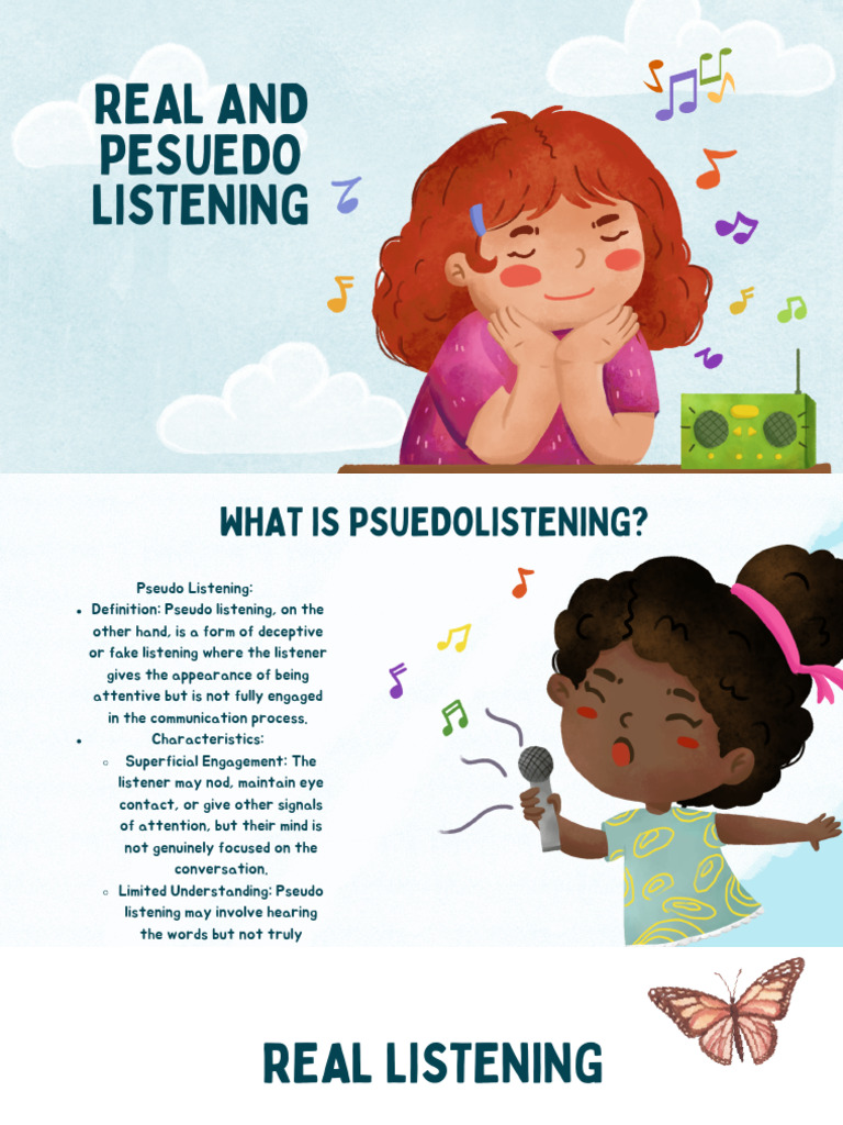 Real and Pesuedo Listening | PDF