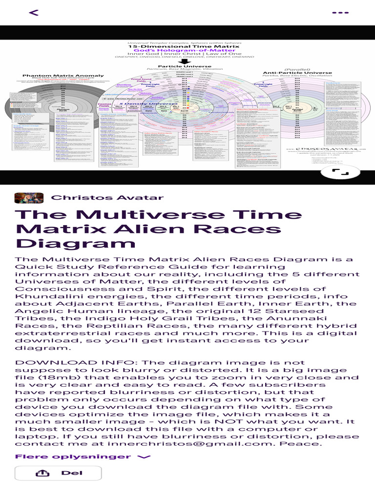 Multiverse Time Matrix Diagram Guide | PDF