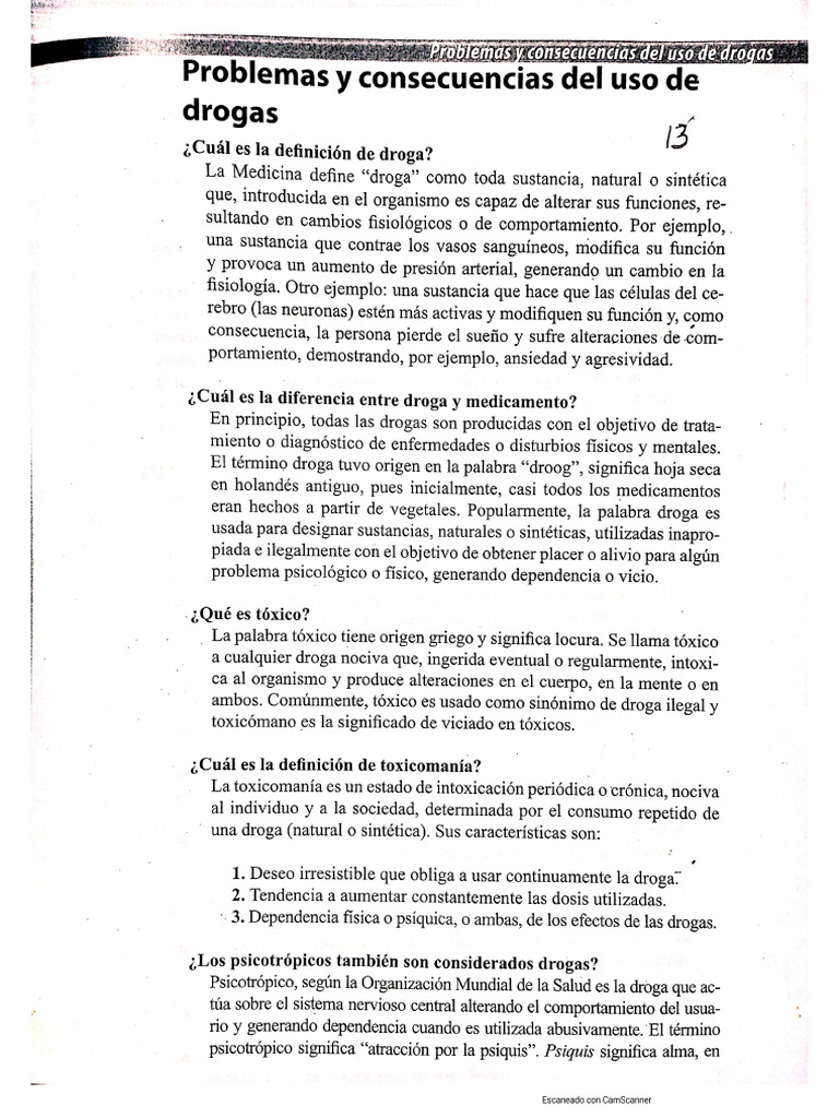 Conceptos de Drogas | PDF
