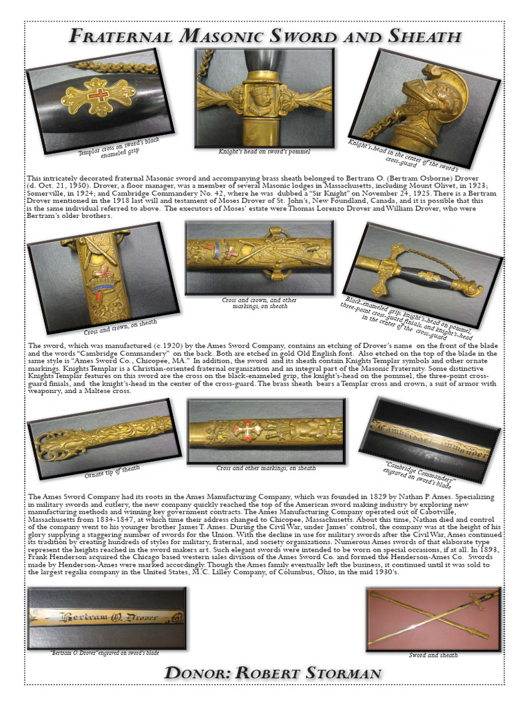 AMES_sword | PDF | Melee Weapons | Sword