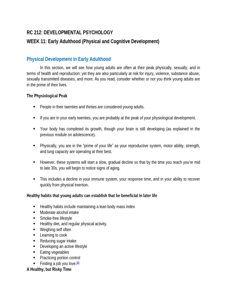 DEV PSYCH RC-212-WEEK-11-LESSON-PROPER | PDF | Infertility | Adolescence