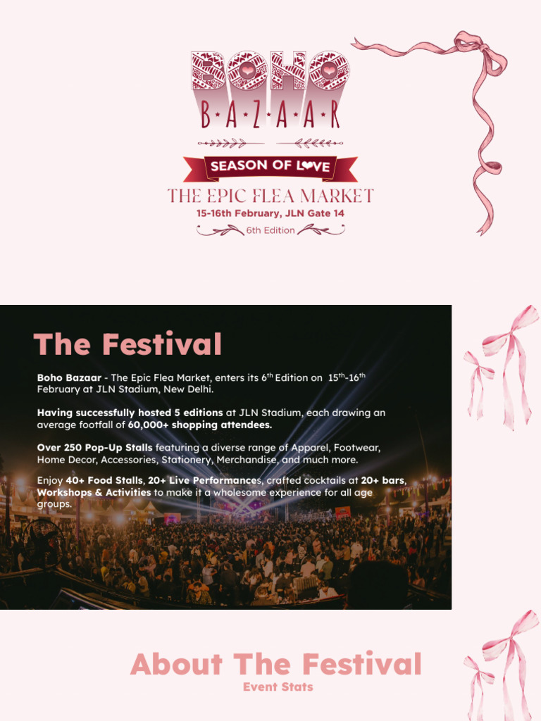 Boho Bazaar 6.0 _ Flea Exhibitor Deck | PDF