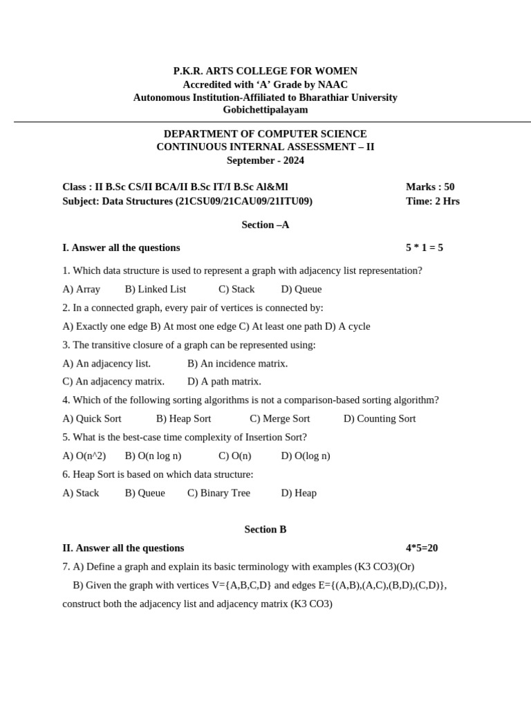 Data Structure | PDF | Mathematical Relations | Theoretical Computer ... Data Structure | PDF | Mathematical Relations | Theoretical Computer ...
