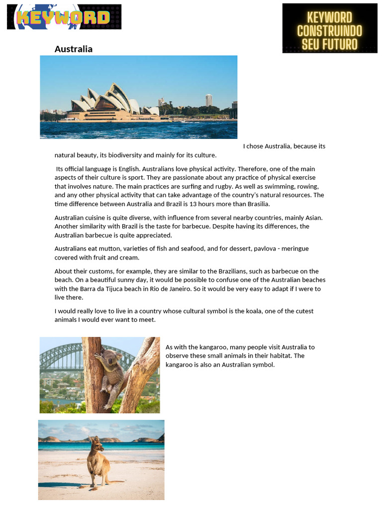 Exploring Australian Culture and Traditions | PDF