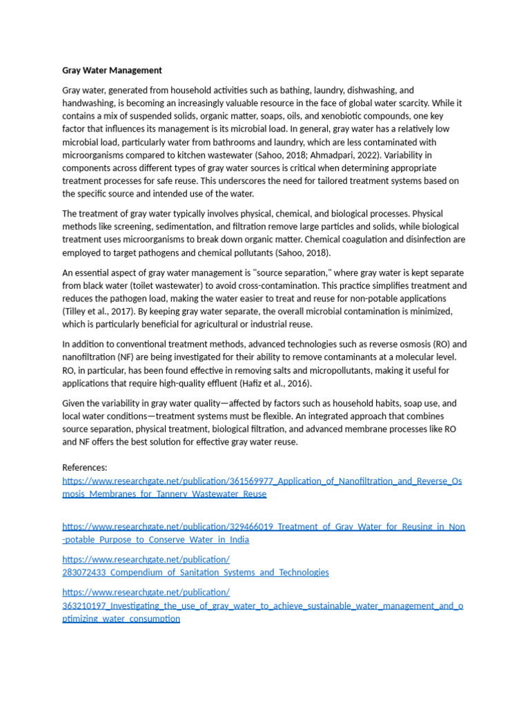 RRL | PDF | Membrane | Water