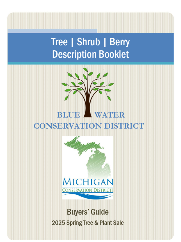 2025 Tree Shrub Berry Description Booklet Final | PDF | Pine | Douglas Fir