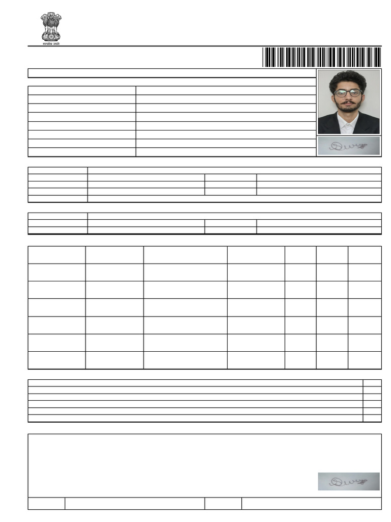 Manoj Kumar Garg LR Form | PDF | Government | Public Law