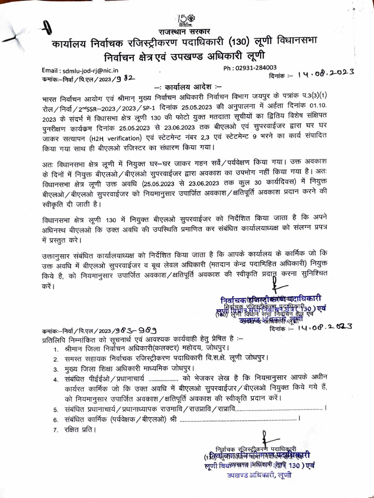 Blo PL Order 2023 | PDF