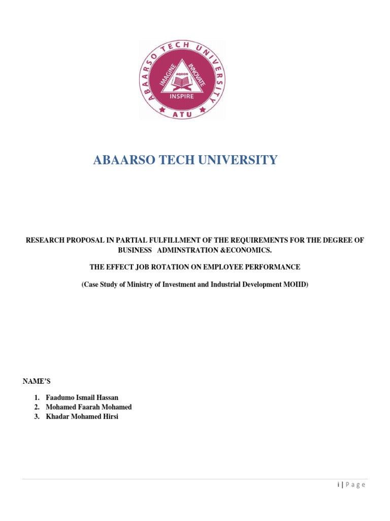 Faadumo Proposal Research | PDF | Employment | Employee Retention
