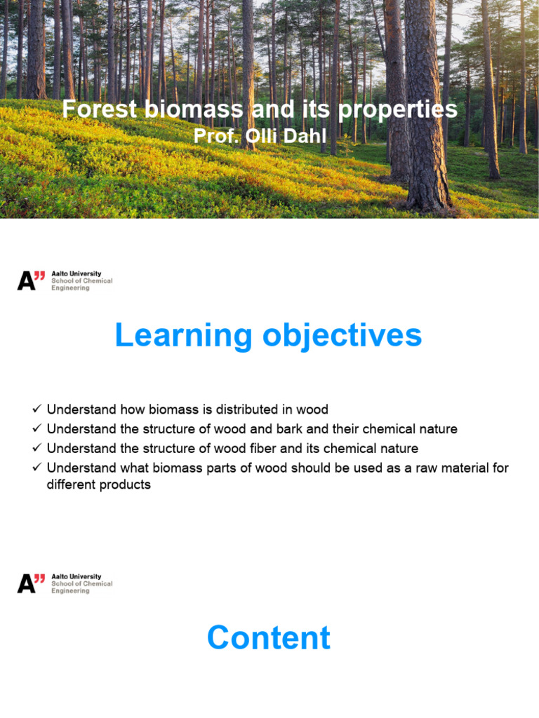 Lesson 1 Forests Mooc Course | PDF | Wood | Materials