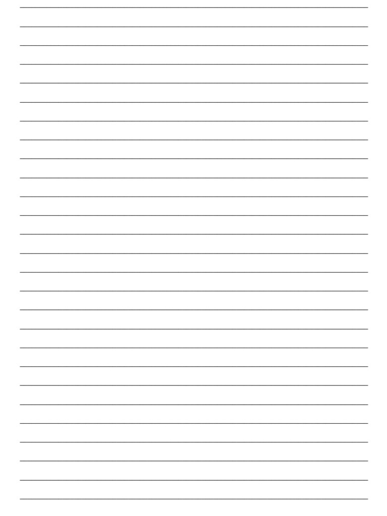 A4 Sheet Writing Printout | PDF