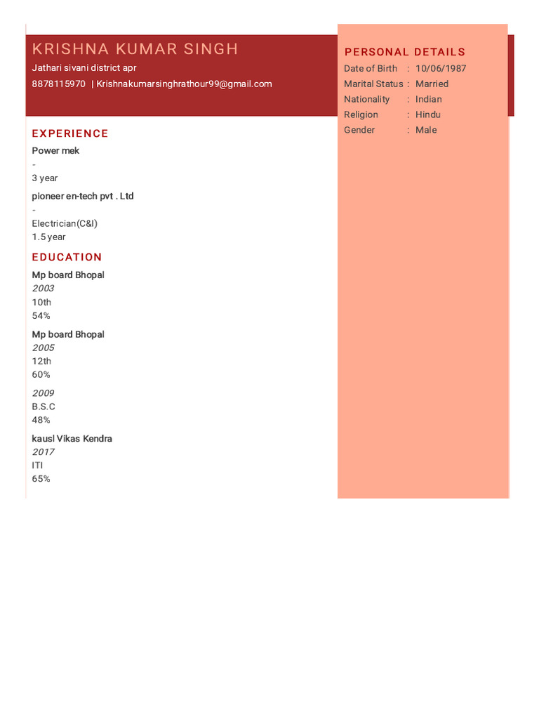 Krishna Kumar Singh's Profile | PDF