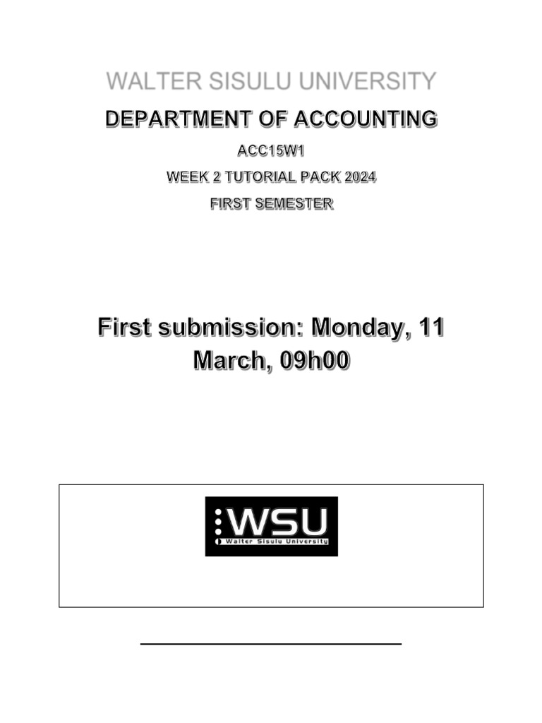 Week 1-2 Tutorial Pack | PDF | Equity (Finance) | Balance Sheet