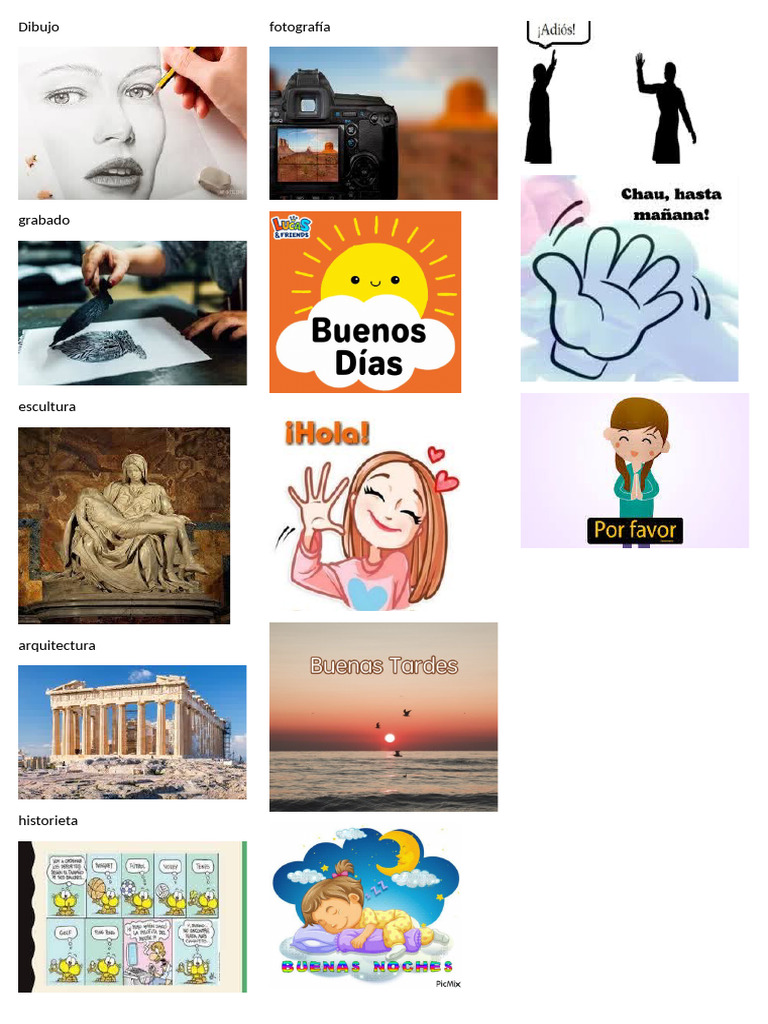 Dibujo y buenos dias | PDF