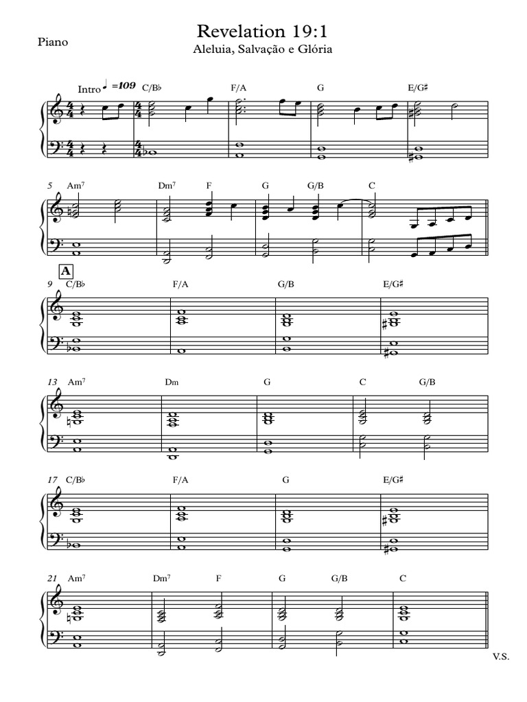 Revelation 19 1 - Piano | PDF