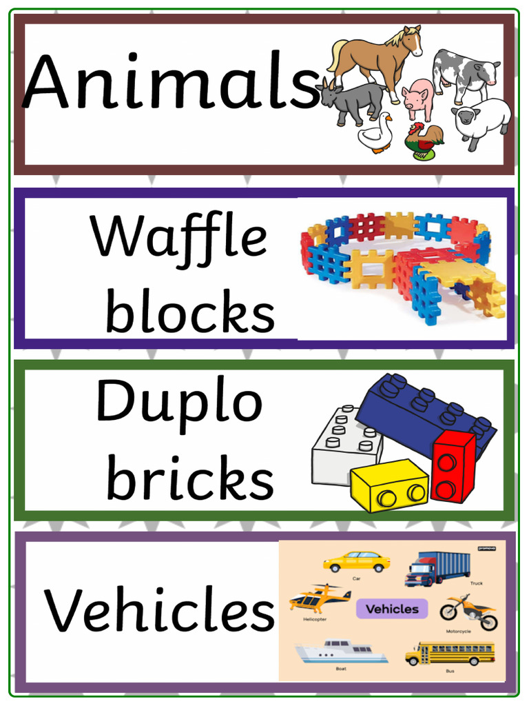 Boxes Toys Labels | PDF