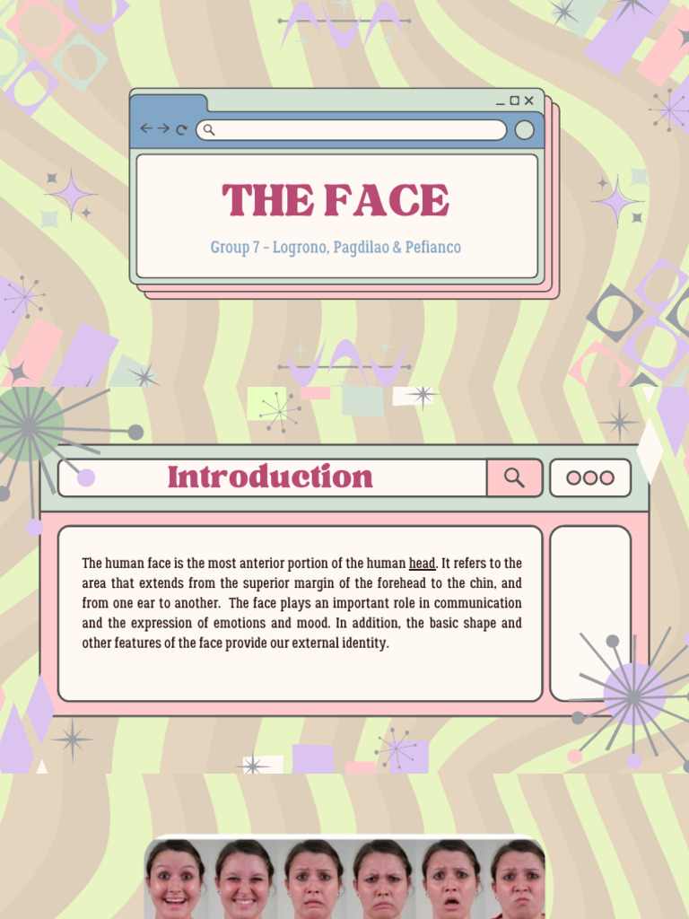 Group - 7 the Face | PDF | Human Nose | Lip